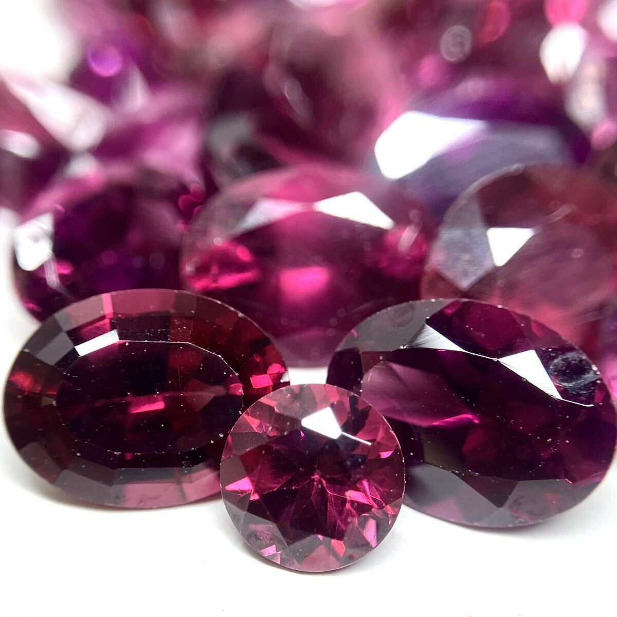 Yahoo!オークション - 天然ガーネットおまとめ 49.5ct s ルース 裸石 ...