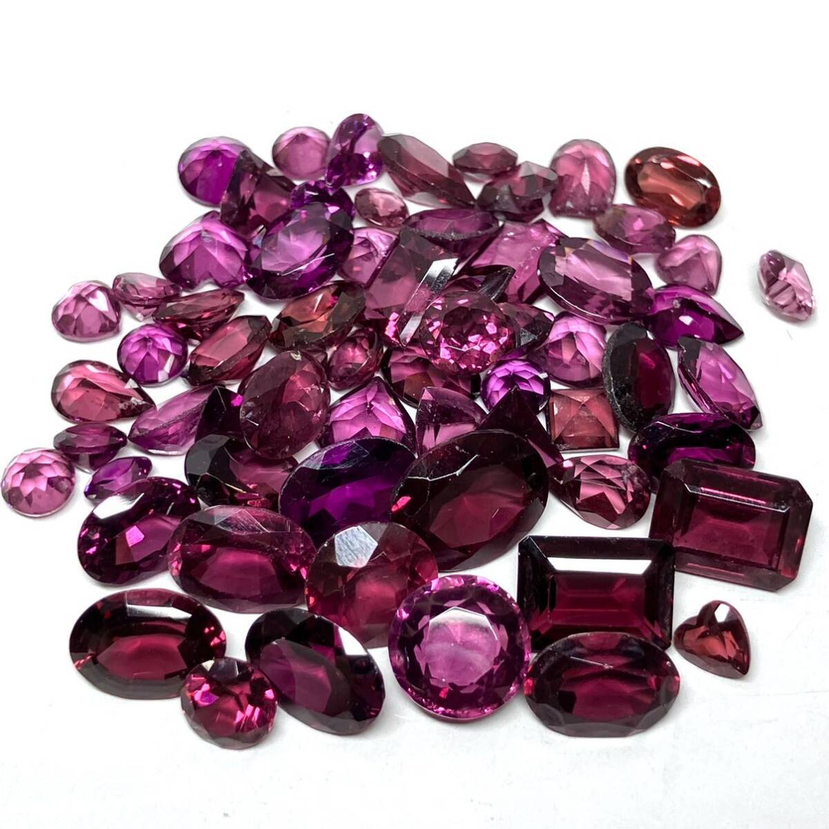 Yahoo!オークション - 天然ガーネットおまとめ 49.5ct s ルース 裸石 ...