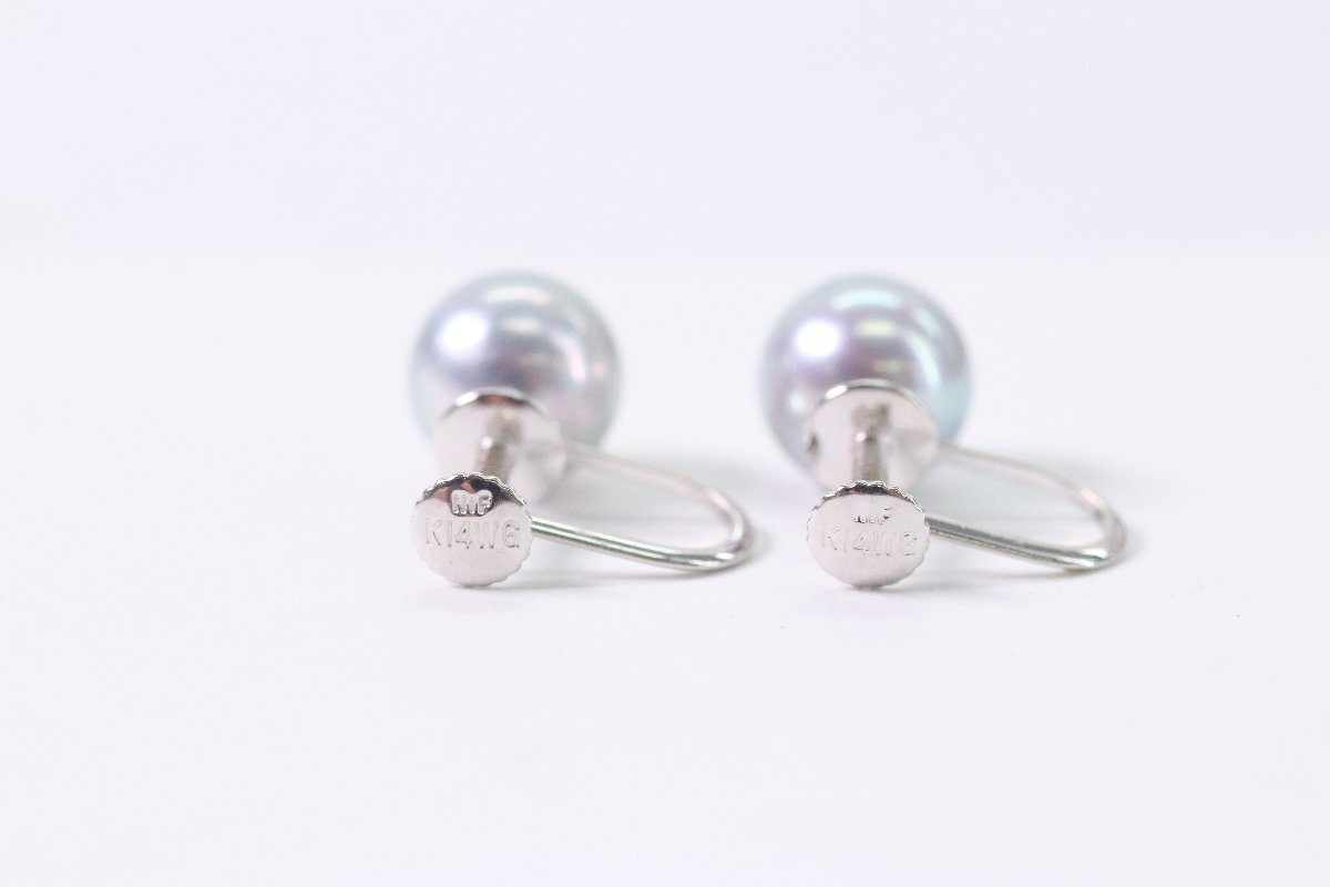 Yahoo!オークション - 【2点】本真珠 パール 留め具シルバー 約7.3-7.8...