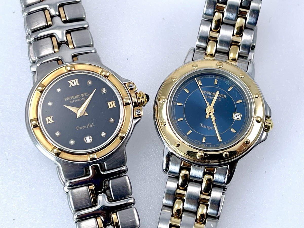RAYMOND WEIL Parsifal レイモンドウェイル 5360 tango /9990 Parsifal レディース クォーツ時計 2本セット 328438(3針＋カレンダー)｜売買 ...