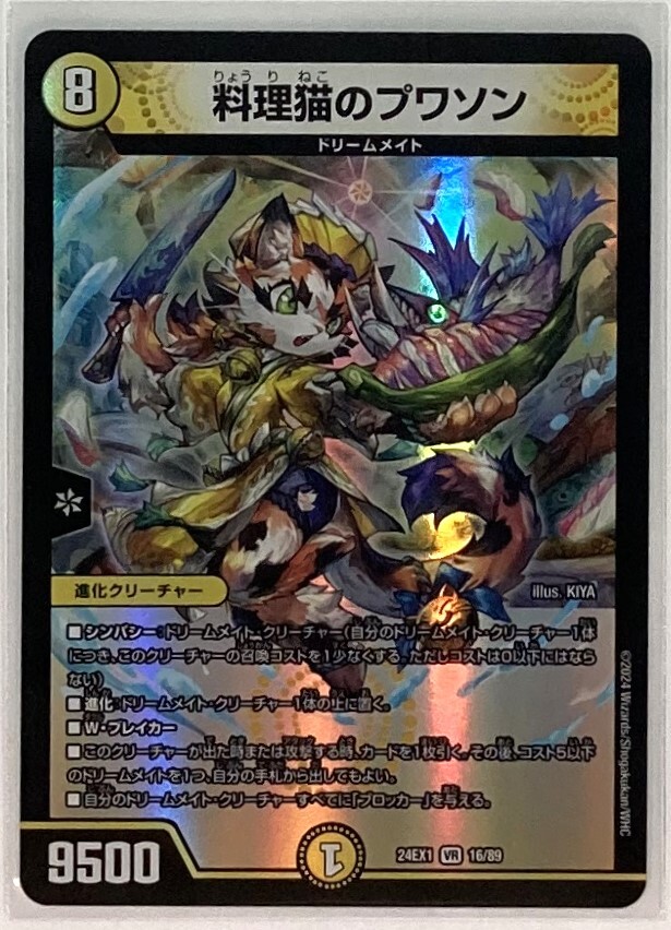 Yahoo!オークション - No.1-01892 DM24-EX1 16/89 料理猫のプワソン VR...