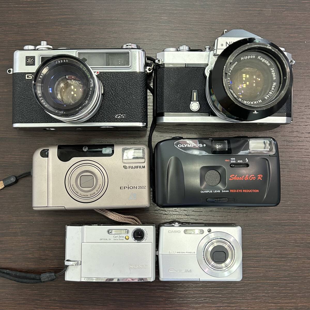 Yahoo!オークション - #3802 YASHICA SONY CASIO FUJI他 フィルムカメ...