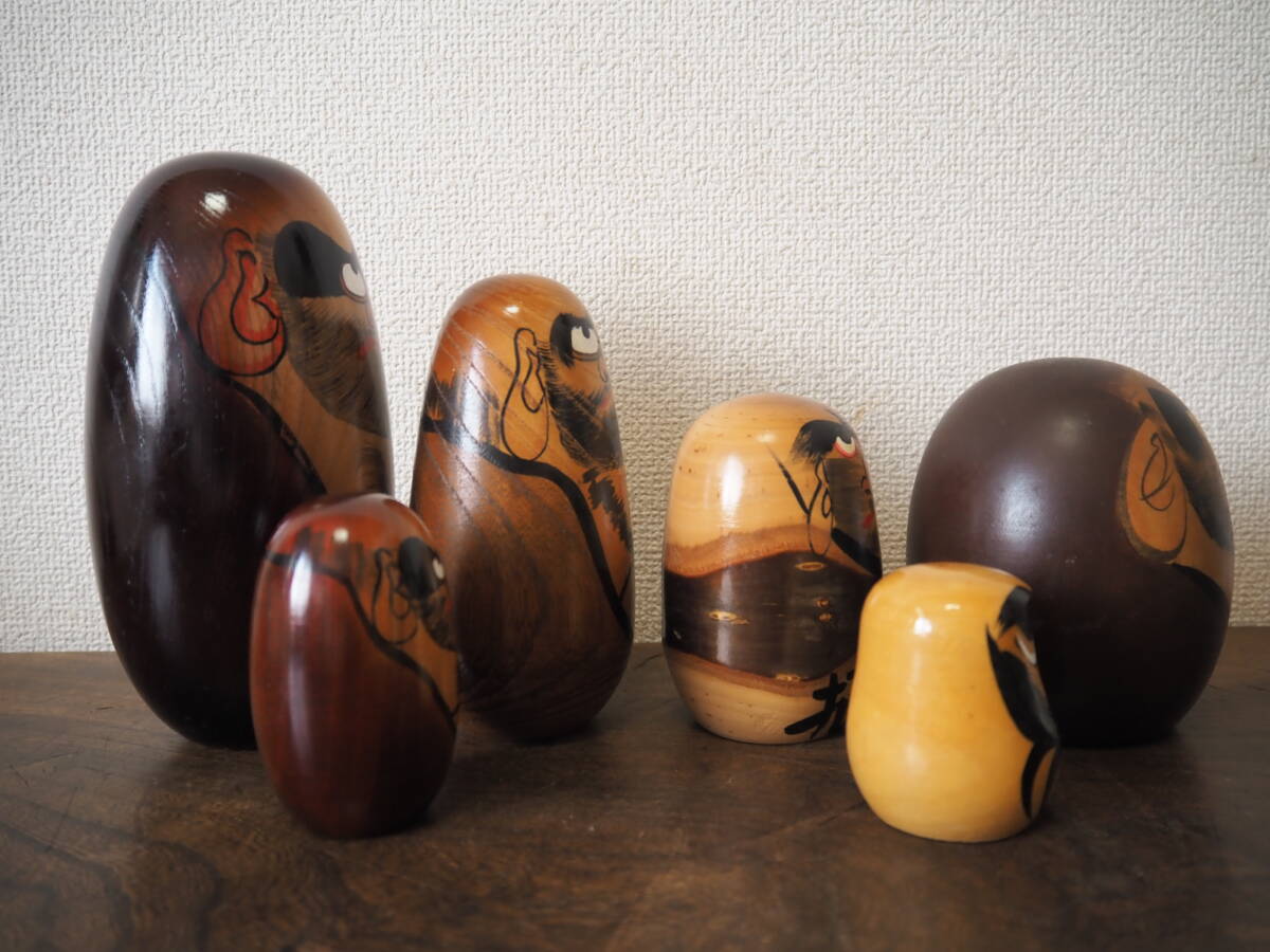 Yahoo!オークション - 昭和レトロ 木彫り 郷土玩具 ダルマ だるま大師 ...