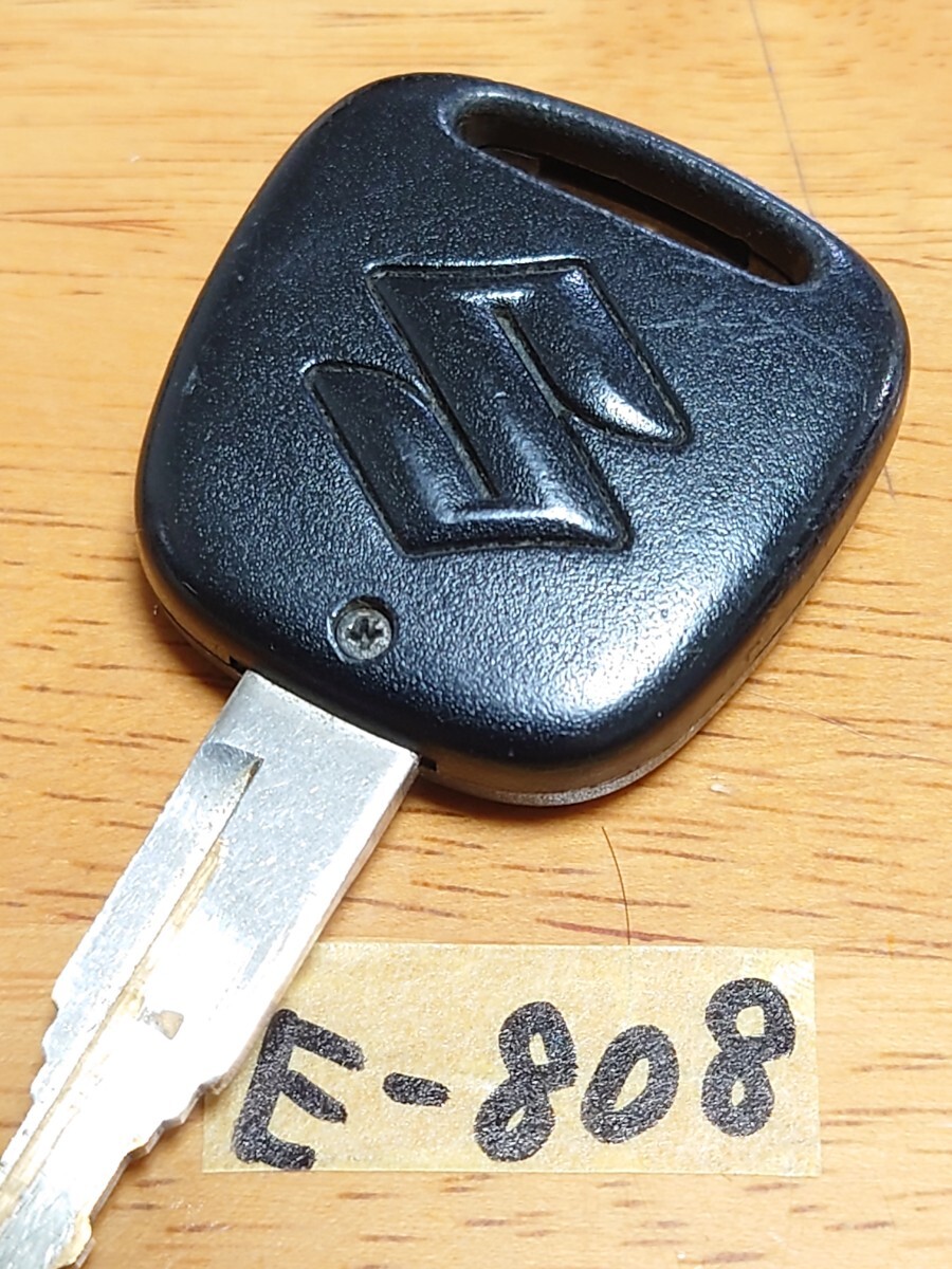 Yahoo!オークション - E808 スズキ SUZUKI 純正キーレス 1つボタン【
