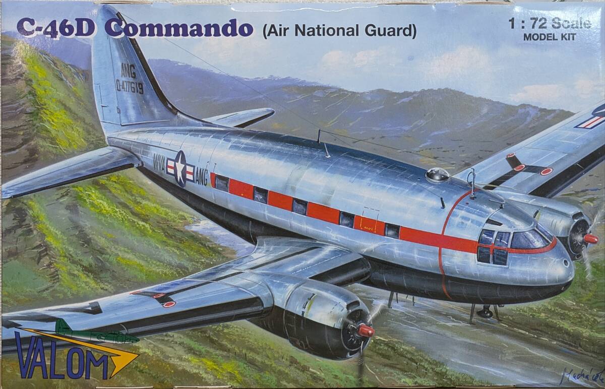 Yahoo!オークション - 1/72 VALOM カーチス C-46Dコマンド 輸送機 アメ...