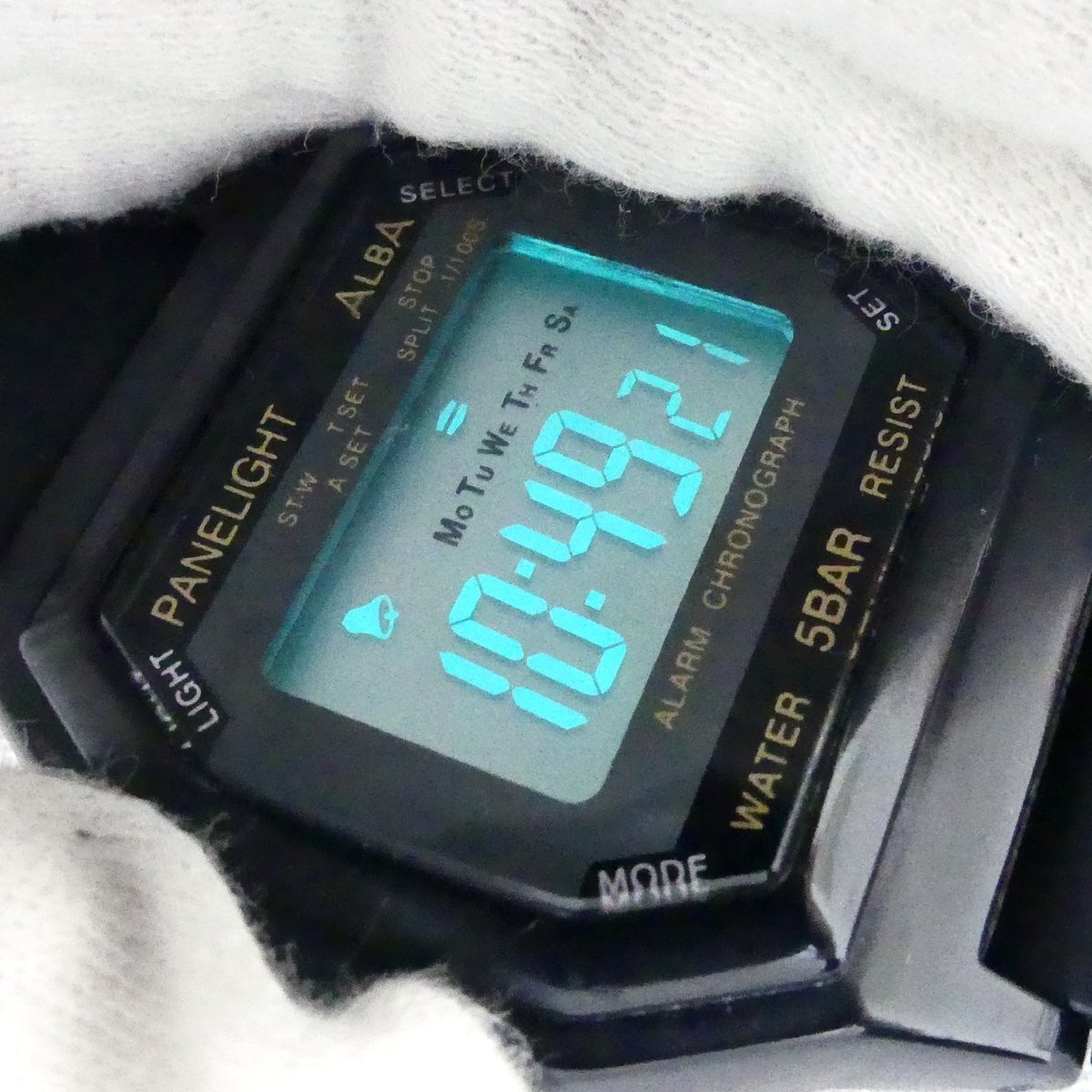 Yahoo!オークション - SEIKO セイコー ALBA アルバ Y735-4A50 ブラック...