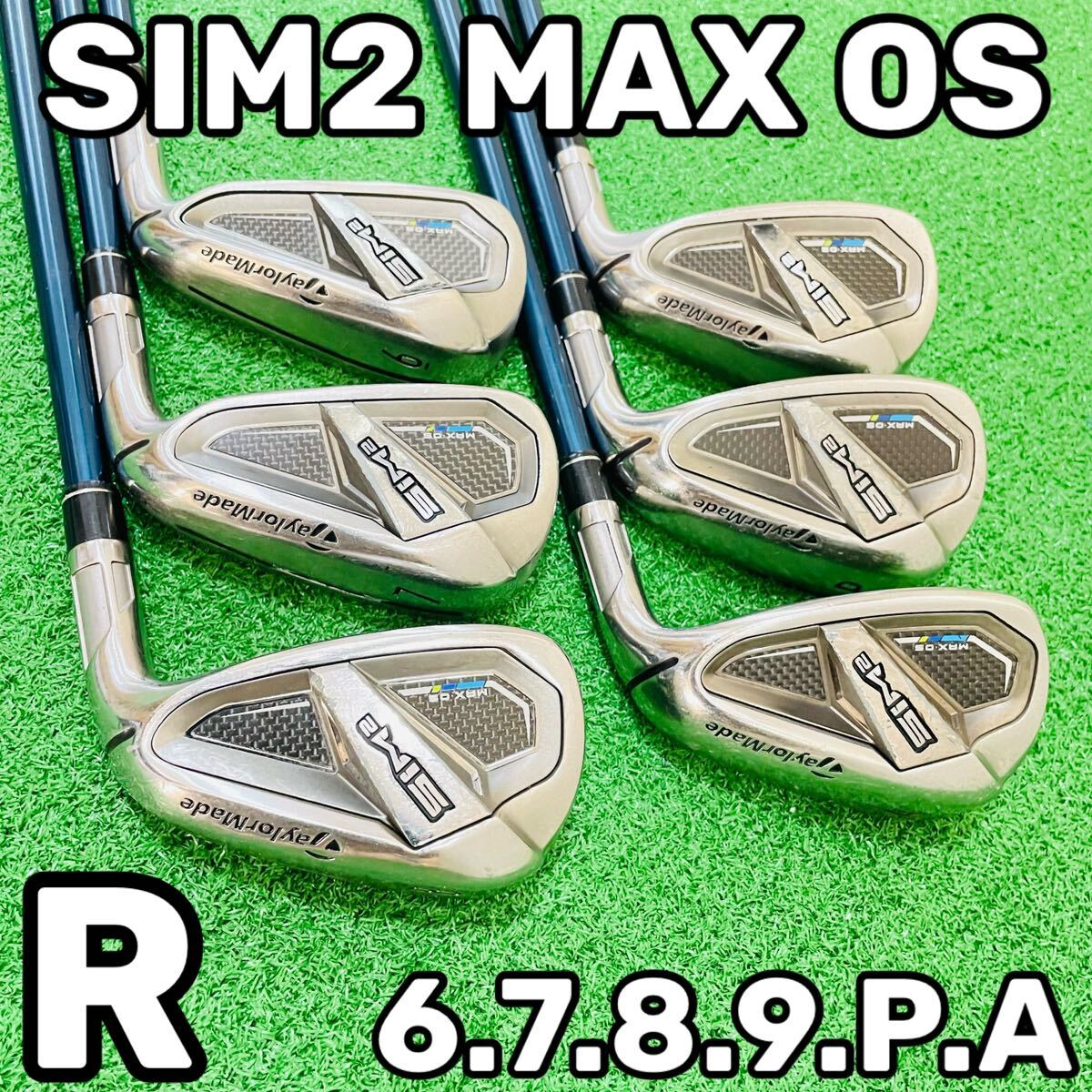 Yahoo!オークション - 7360 TaylorMade SIM2 MAX OS TENSEI TM60 フレ...