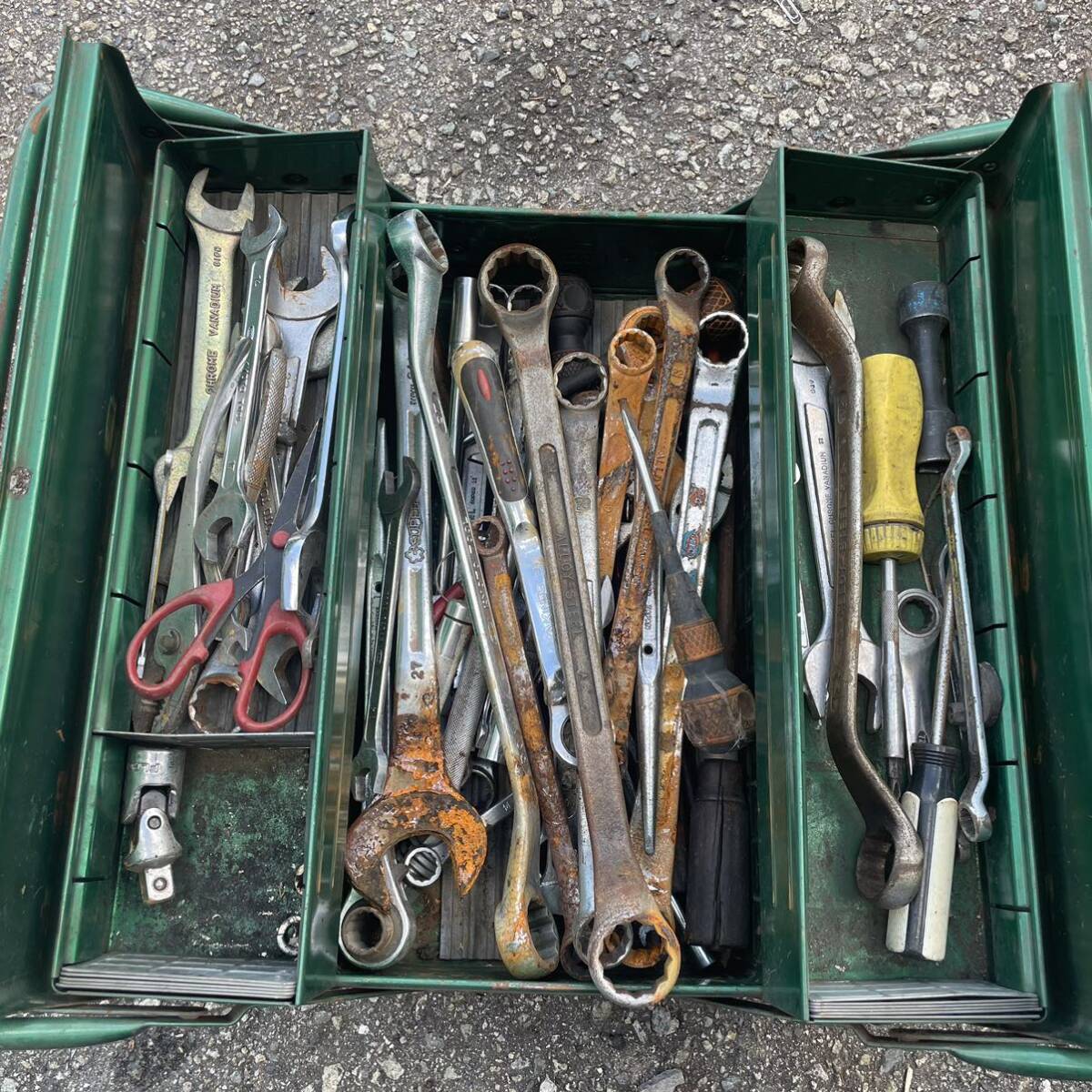 Yahoo!オークション - 中古(H56)TONE KTC 等 工具(メガネレンチ/ラチェ...