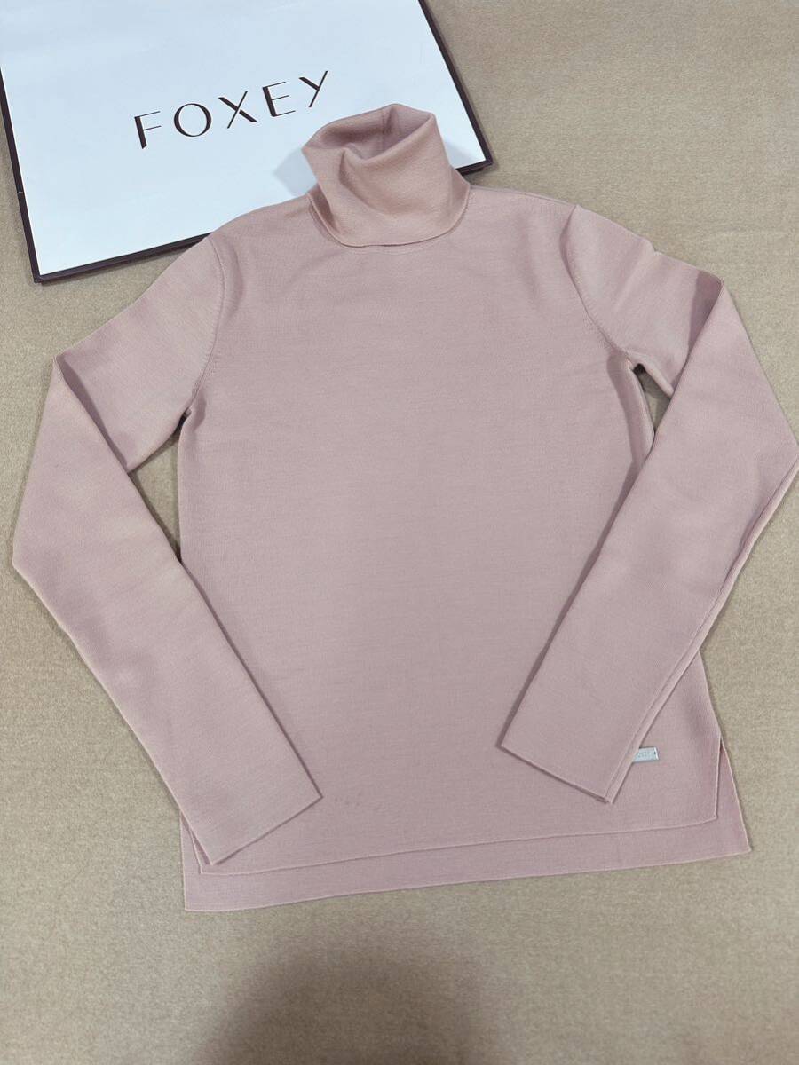 Yahoo!オークション - 02 FOXEY フォクシー タートルニット トップス ...