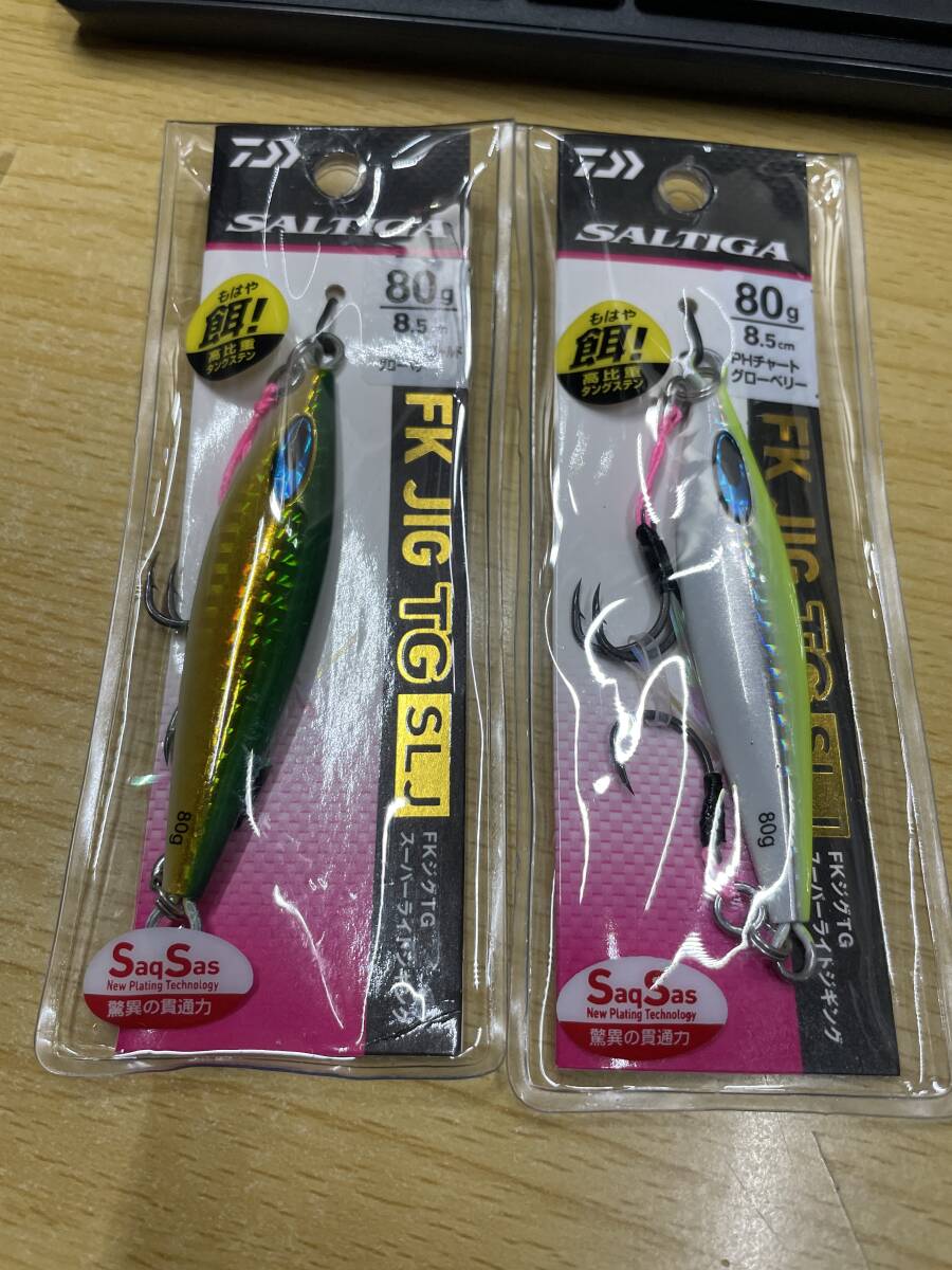 Yahoo!オークション - ダイワ ソルティガFKジグTG SLJ 80g PHチャート...