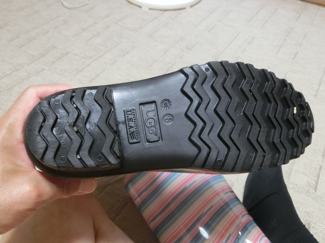 Yahoo!オークション - 9／17 女性物長靴 UGG 25センチ 嫁が1回履...