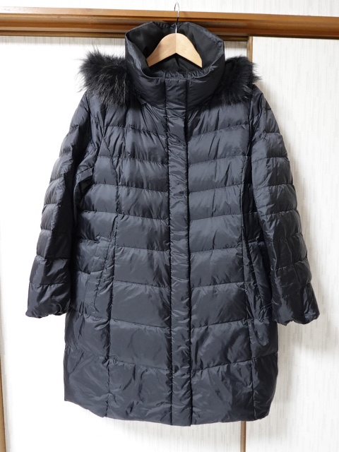 Yahoo!オークション - 0930 23区 ダウンコート 50 黒 大きいサイズ 美...