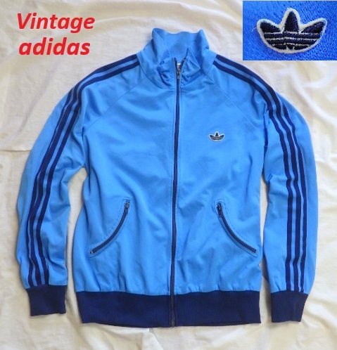 Yahoo!オークション - ビンテージadidasアディダス曲がりポケットジャ...