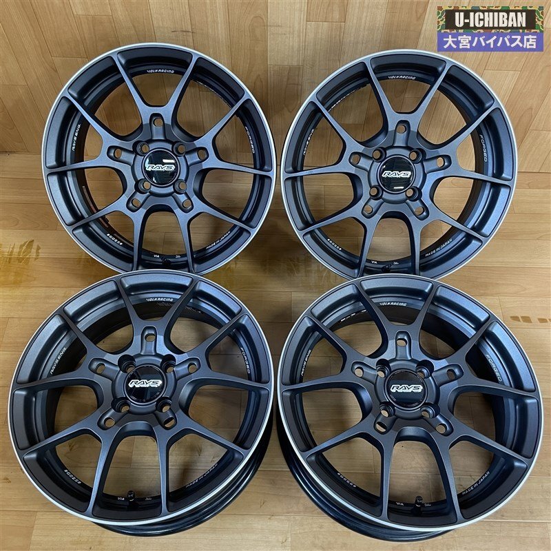 RAYS VOLK RACING G025 16インチ 6J +41 4H 100 4本 アクア ヤリス ヴィッツ パッソ MAZDA2 E12ノート 等 004(社外品)｜売買された ...