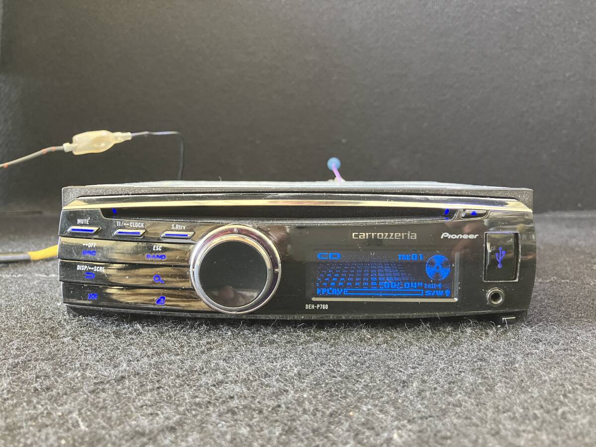 Yahoo!オークション - carrozzeria DEH-P760 CDプレーヤー 1DIN USB カ...