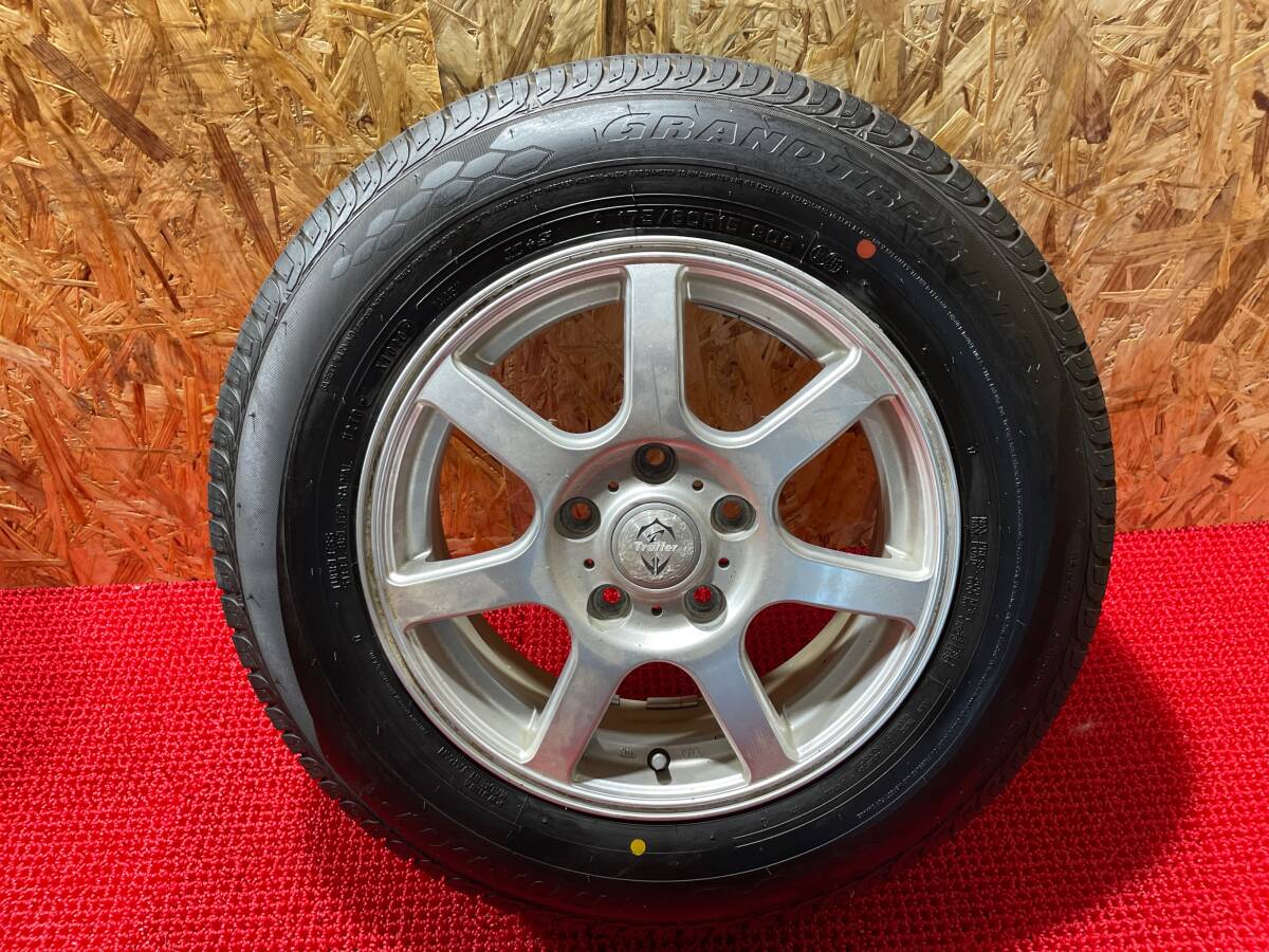 Yahoo!オークション - weds Treffer 15×5.5J OFF46 5H PCD114.3 DUNLO...