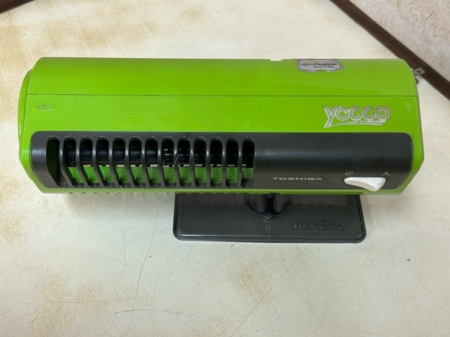 Yahoo!オークション - 【昭和レトロ】 東芝 扇風機 YOCCO D-6P39G グリ...