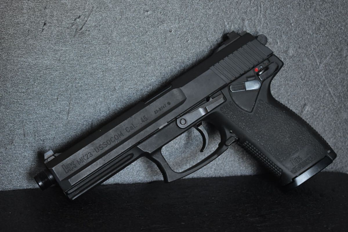 Yahoo!オークション - KSC H&K Mk23 HW GBB ガスブローバック 検 マル...