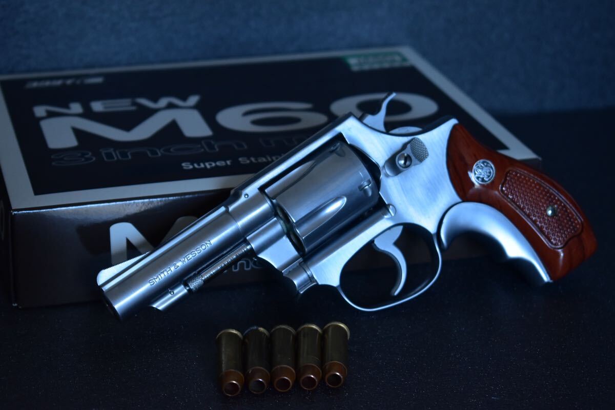 Yahoo!オークション - コクサイ S&W M60 スーパーステンレス シルバー...