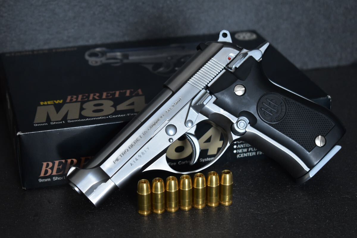 Yahoo!オークション - [未発火] マルシン ベレッタ M84 ステンレス シ...