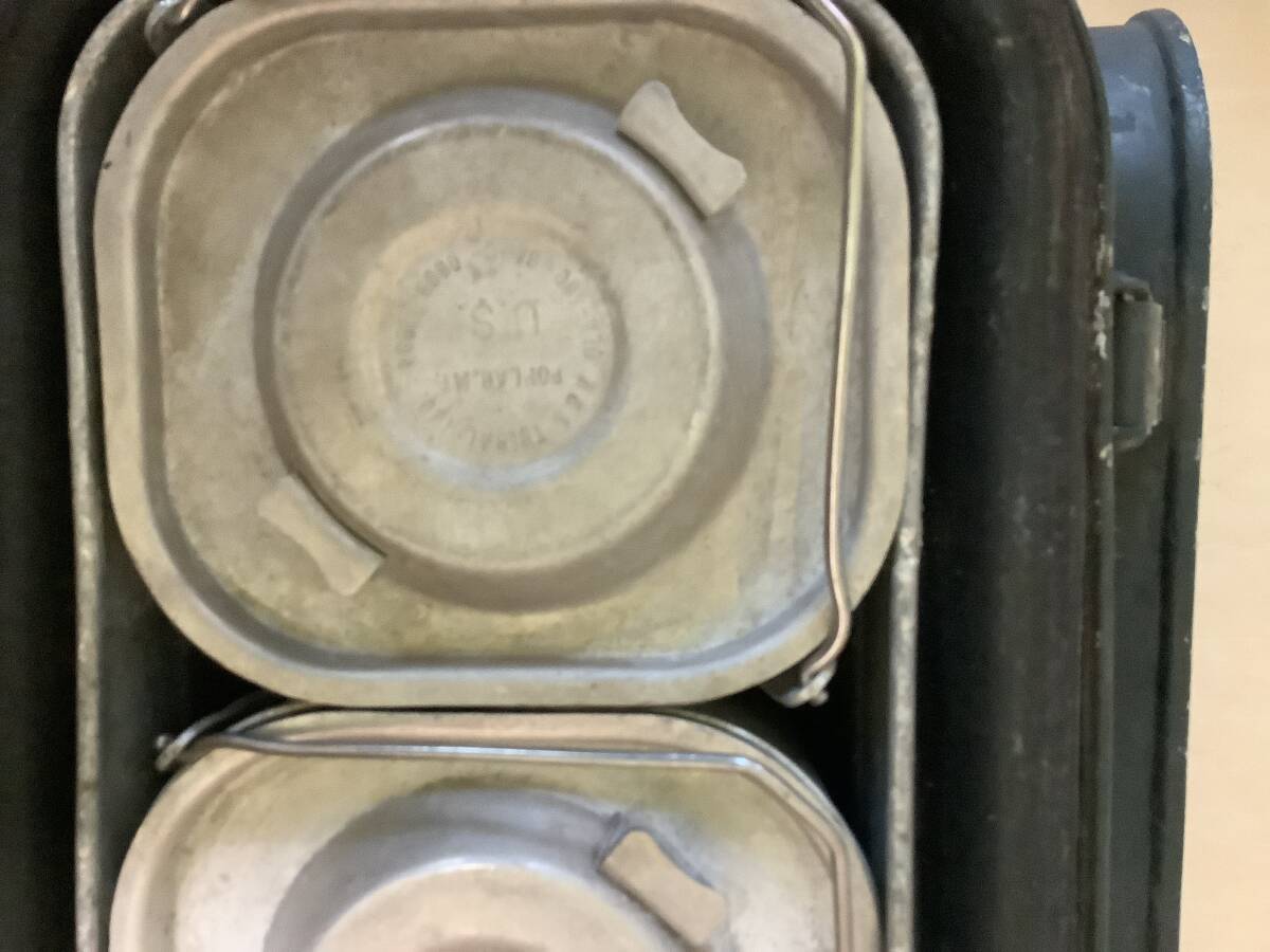 Yahoo!オークション - 1956年製 中身入り 米軍 M56 フードコンテナ ア...