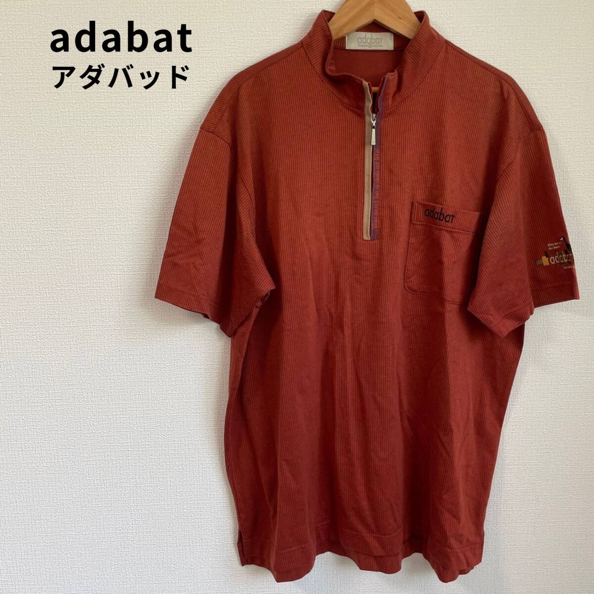 Yahoo!オークション - adabat アダバッド ハーフジップ 半袖 トップス ...