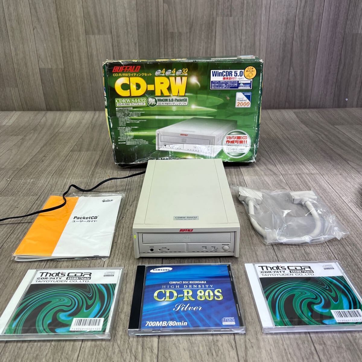 Yahoo!オークション - US240919 C-14 BUFFALO バッファロー CDRW-S4432...