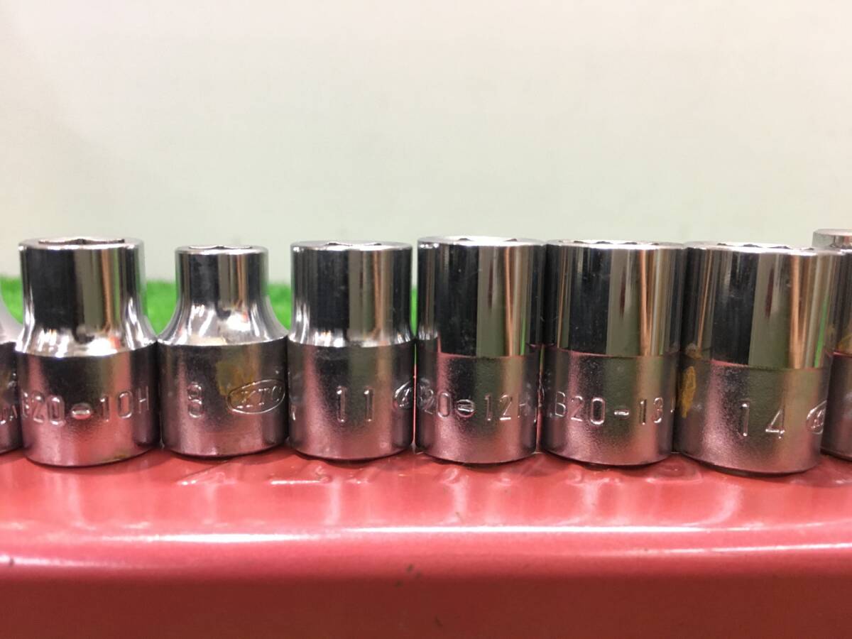 Yahoo!オークション - 【0907】 KTC ラチェットソケットセット B211 IT...