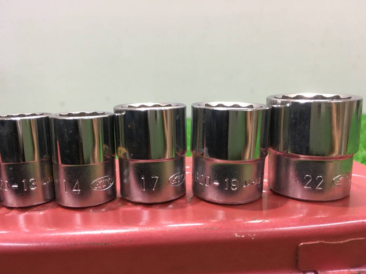 Yahoo!オークション - 【0907】 KTC ラチェットソケットセット B211 IT...