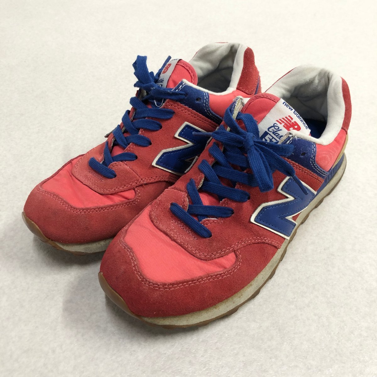 New Balance ニューバランス ローカット スニーカー スエード 574シリーズ ML574VRB カジュアル 靴 シューズ レッド サイズ27cm 0.69kg(27.0cm)｜売買 ...