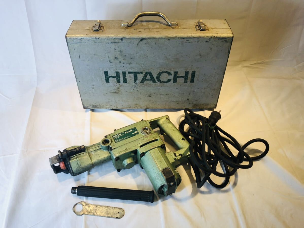 Yahoo!オークション - 日立工機 PR-38E ハンマドリル 38mm 電動工具 中...
