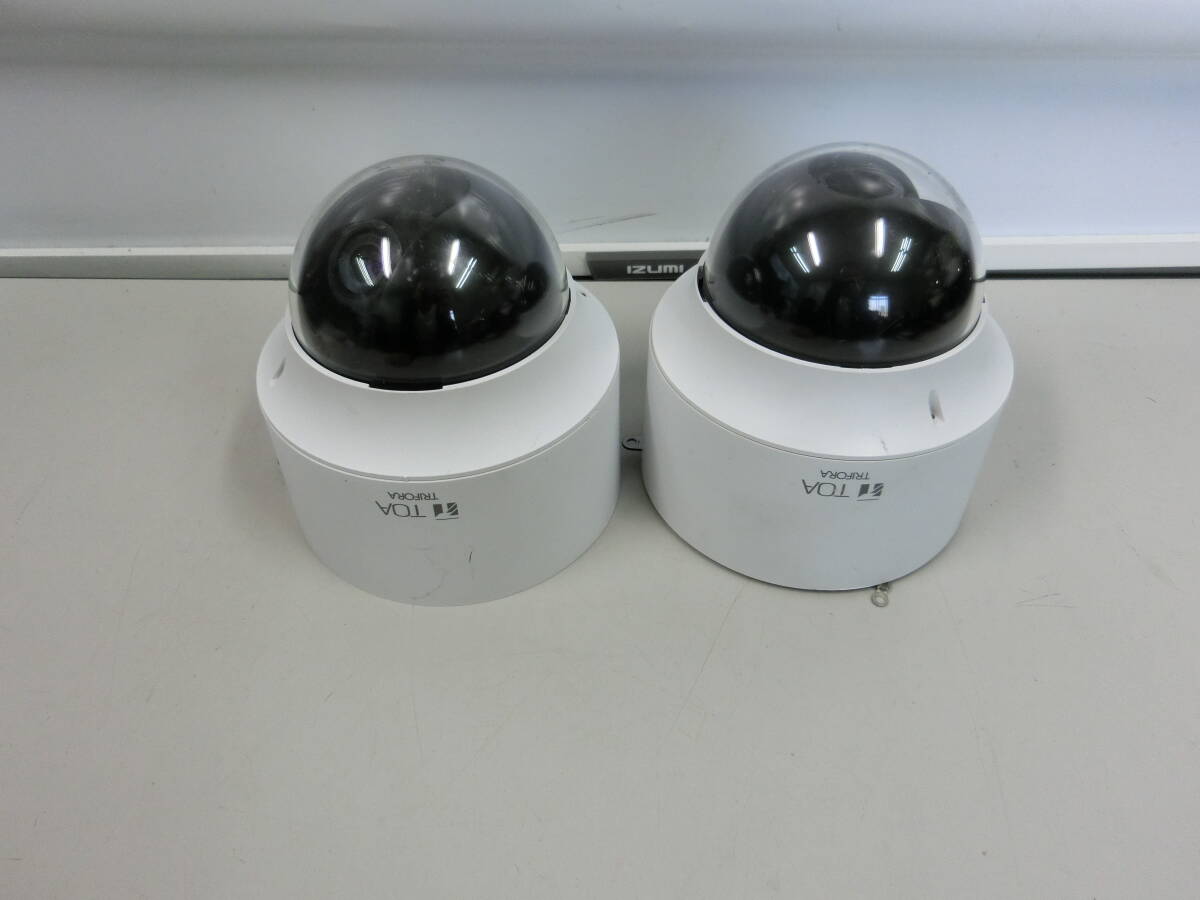 Yahoo!オークション - TOA ドーム型ネットワークカメラ N-C3220-3 2台...