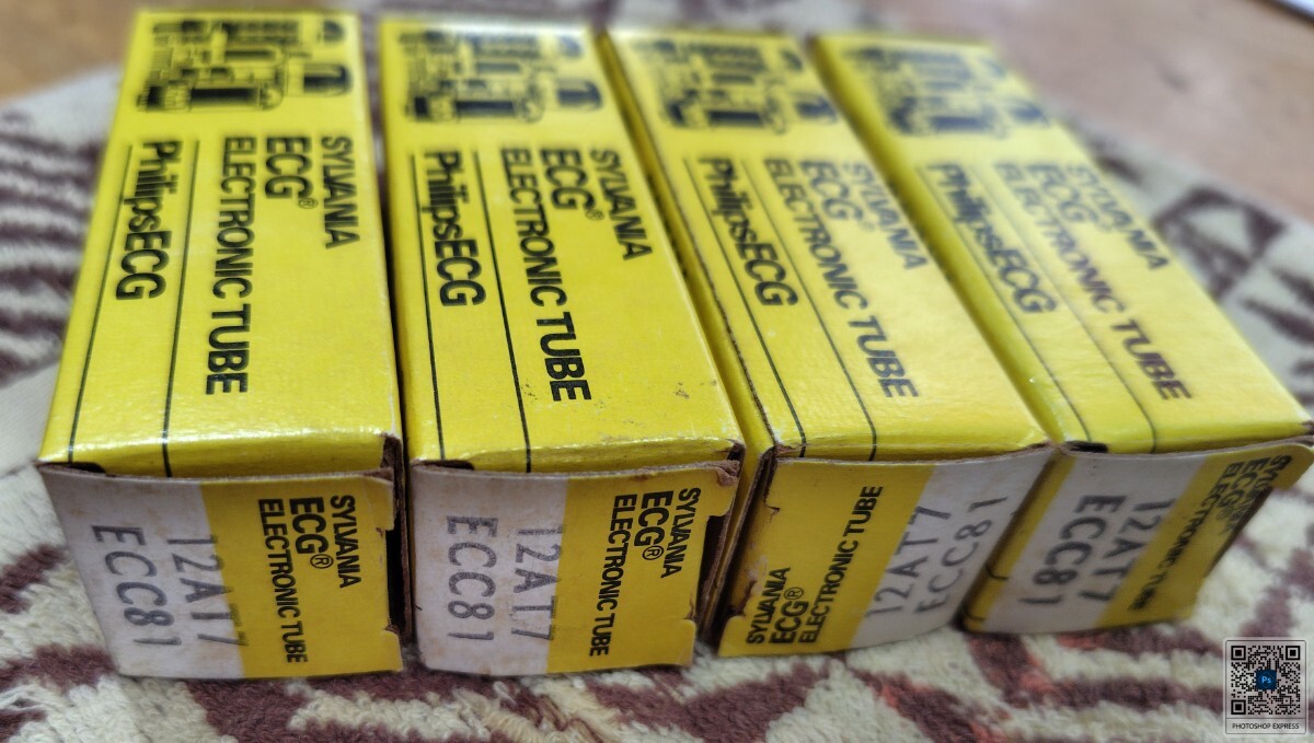 Yahoo!オークション - 真空管 SYLVANIA 12AT7 4本