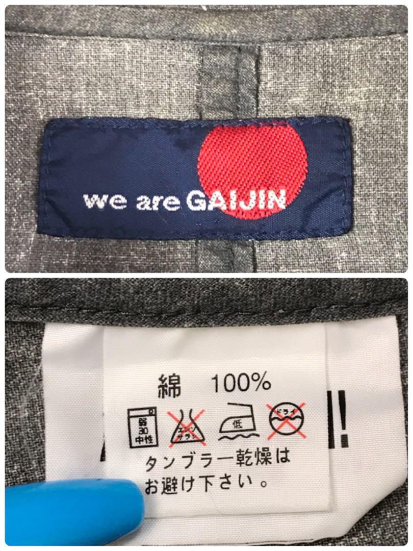 Yahoo!オークション - 【薄手素材】we are GAIJIN コットンシンプルコ...
