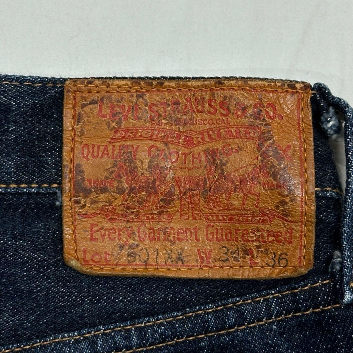 Yahoo!オークション - 日本製 LVC リーバイス 40s復刻 47501 501XX 片...