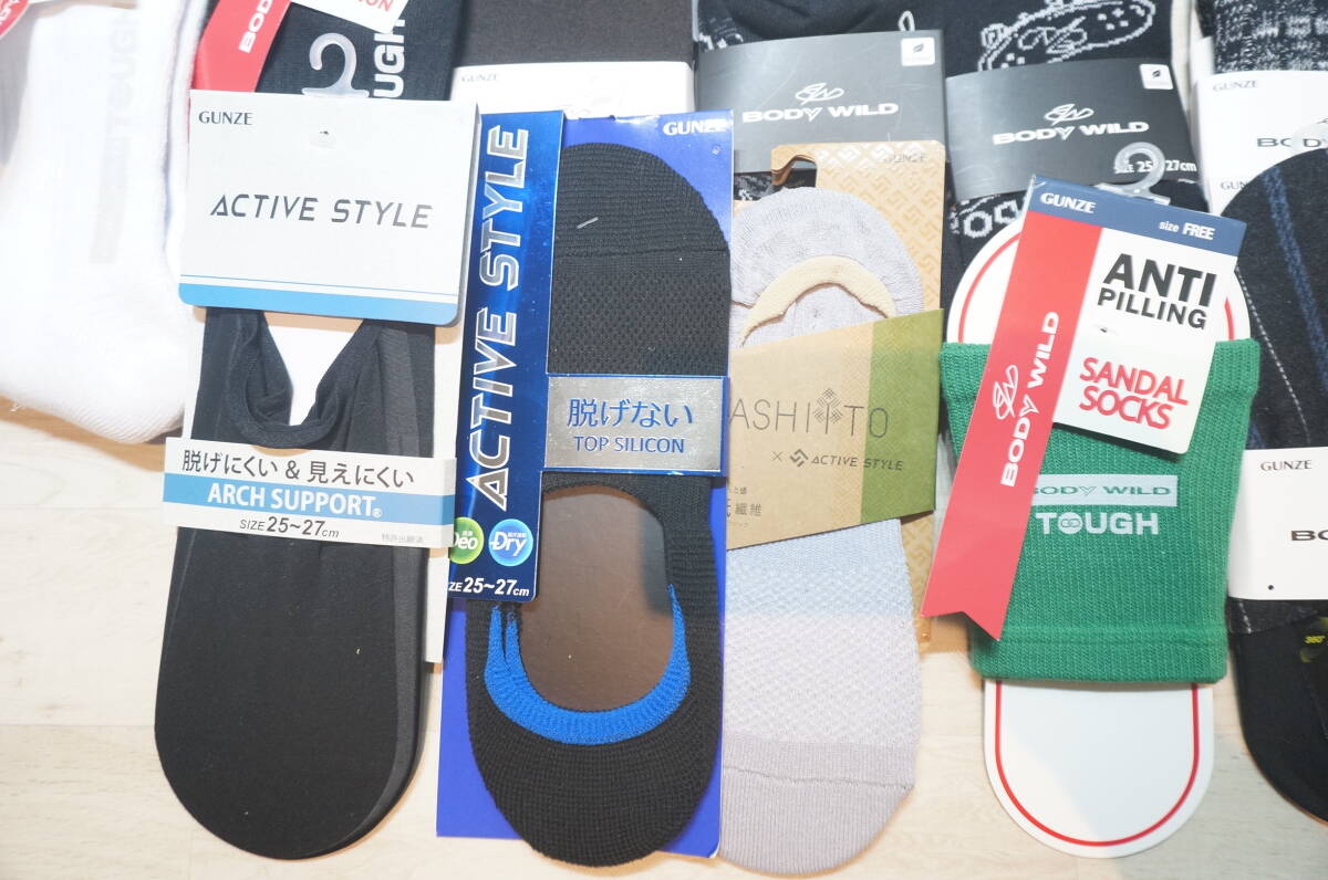 Yahoo!オークション - 【J25.O】大量 まとめ売り メンズ 靴下 他 約51...