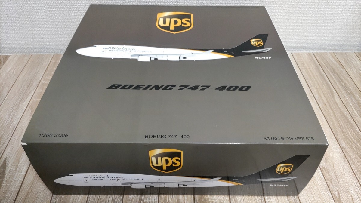 Yahoo!オークション - 1/200 B747-400F UPS ユナイテッド・パーセル・...