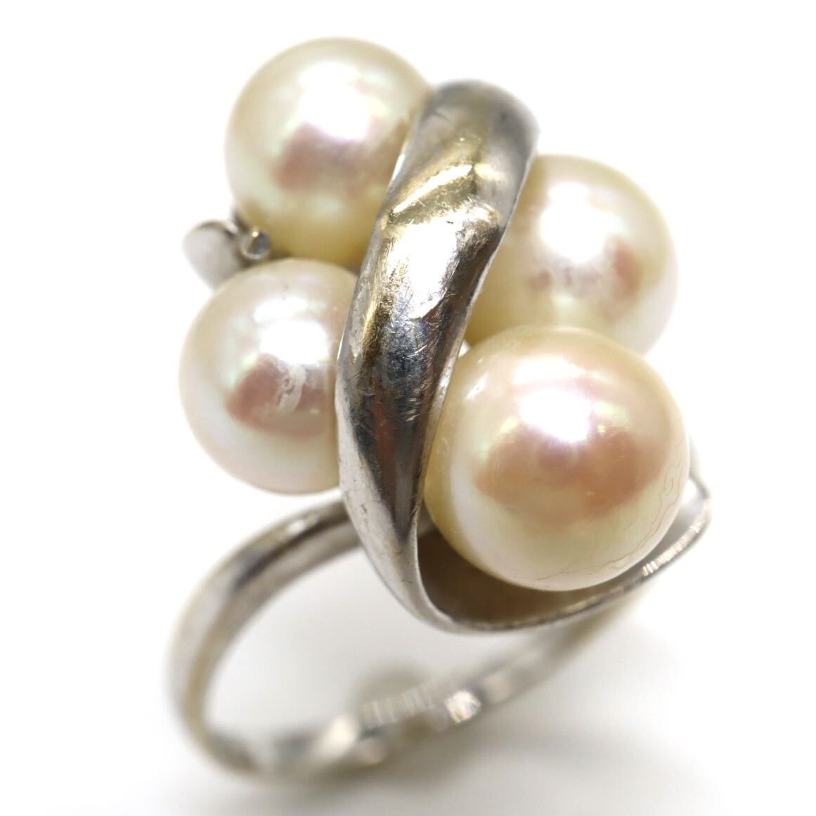 Yahoo!オークション - TASAKI(田崎真珠) K14 アコヤ本真珠リング S 約4...