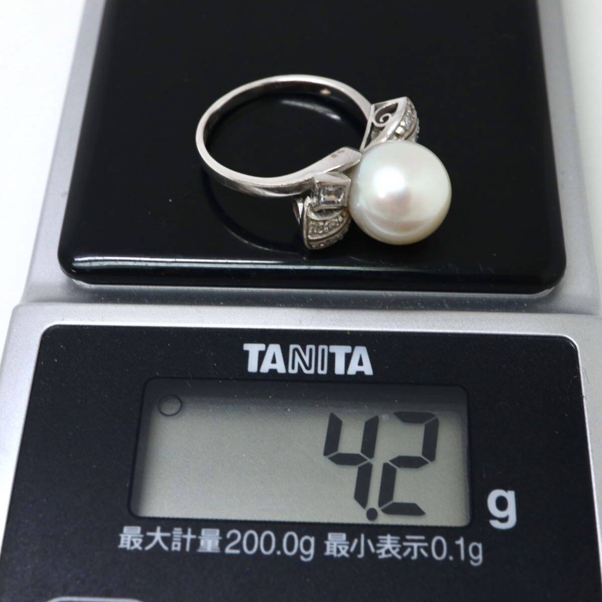 Yahoo!オークション - MIKIMOTO(ミキモト) K14 アコヤ本真珠/天然ダイ...