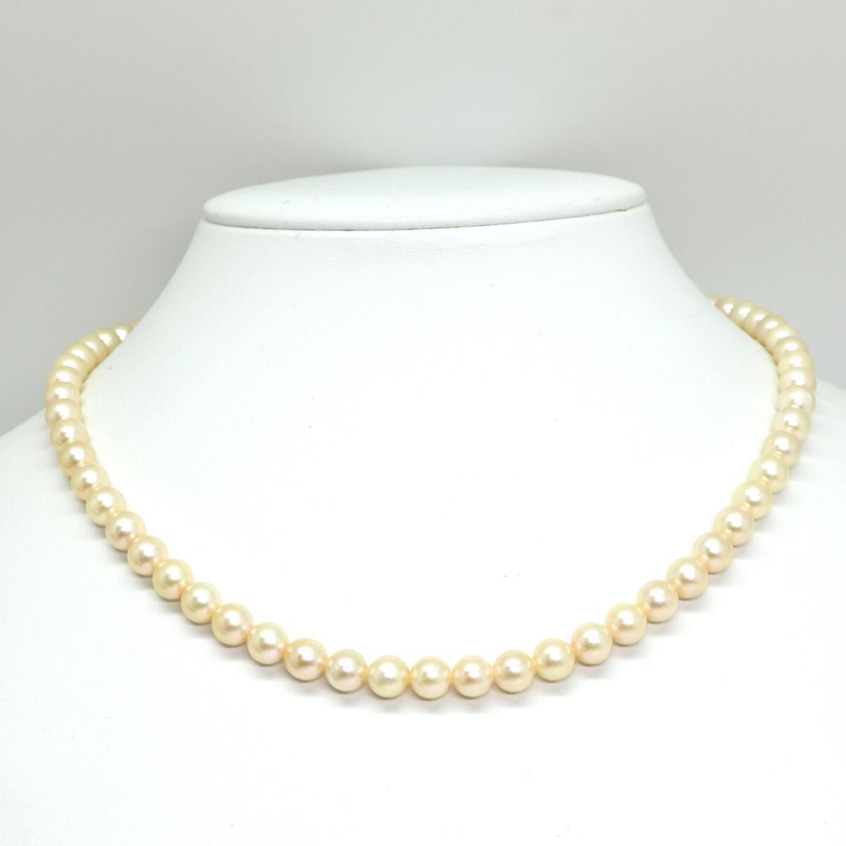 Yahoo!オークション - アコヤ本真珠 ネックレス S 約27.5g 約43.0cm ...