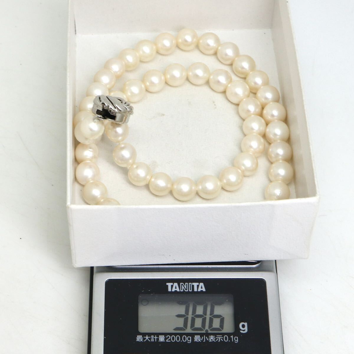 Yahoo!オークション - アコヤ本真珠 ネックレス S 約38.6g 約43.0cm ...