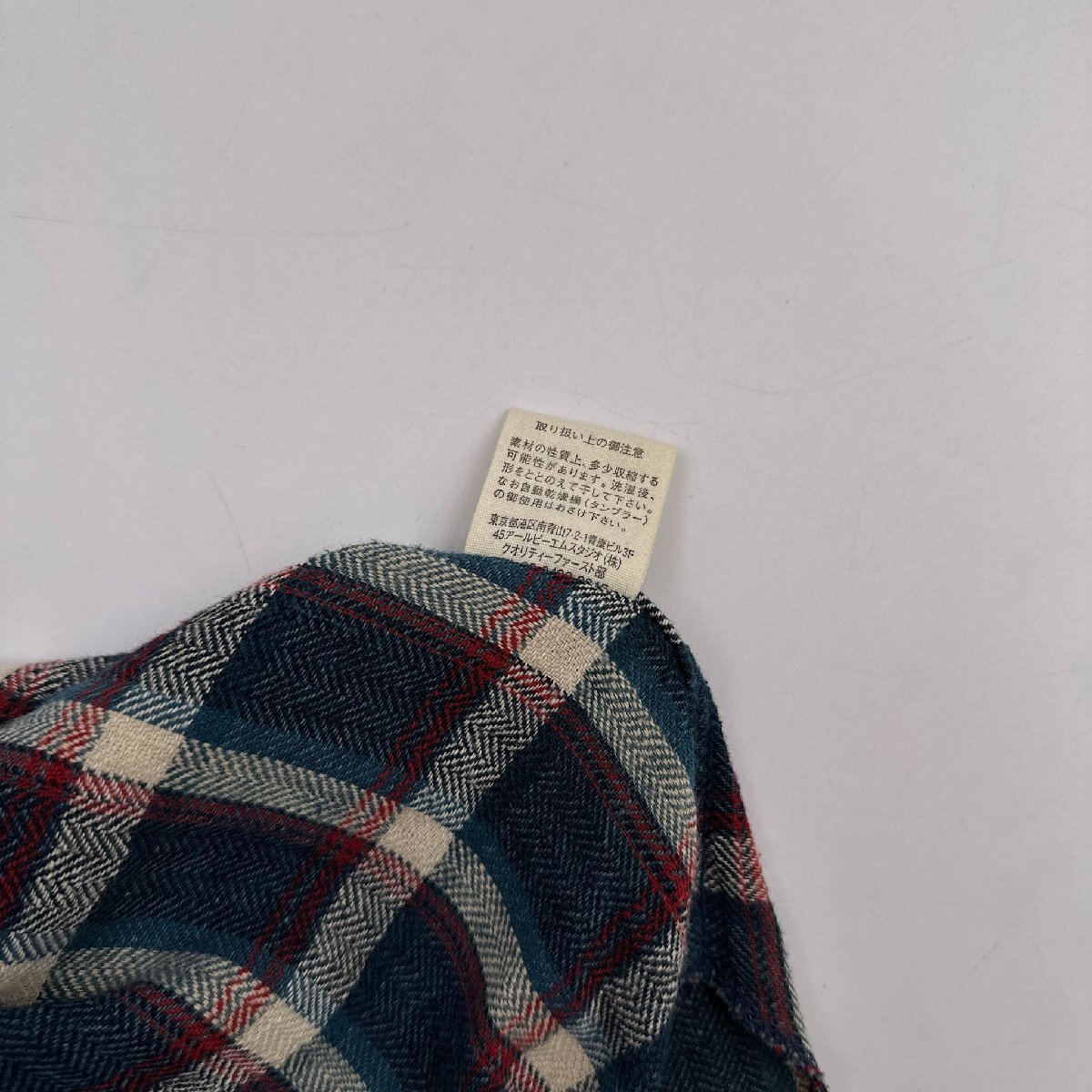 Yahoo!オークション - 45rpm 45R ヘリンボーン チェック柄 長袖シャツ ...