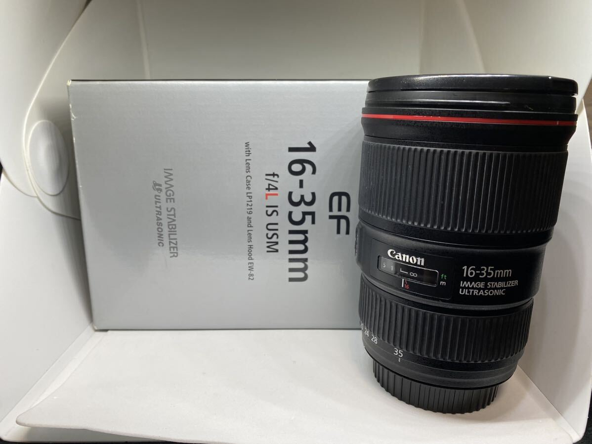 Yahoo!オークション - 【キヤノン】 canon EF16-35mm f/4L IS USM レン...