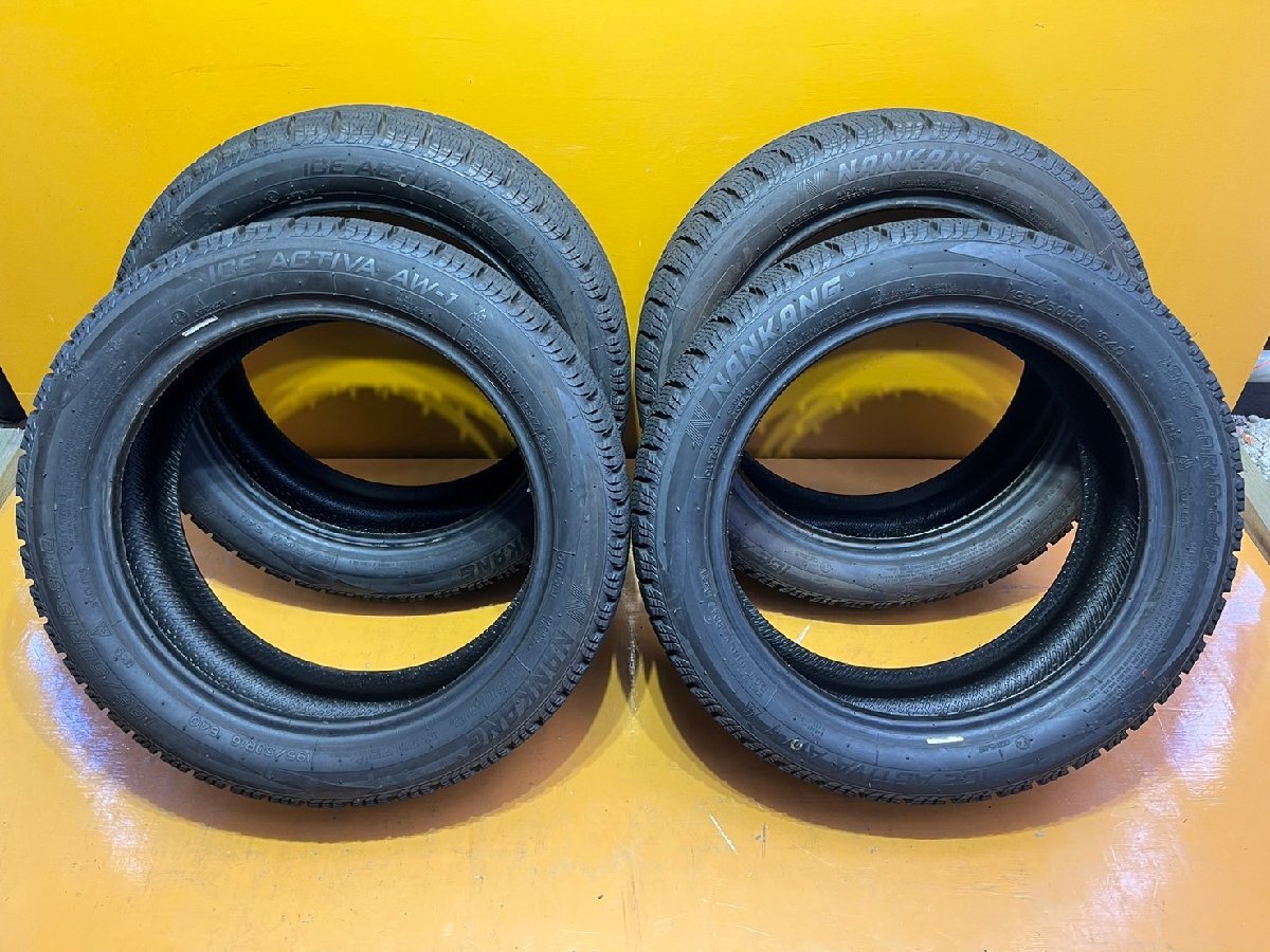 Yahoo!オークション - 195/50R16 84Q NANKANG ICE ACTIVA AW-1【4本セ...