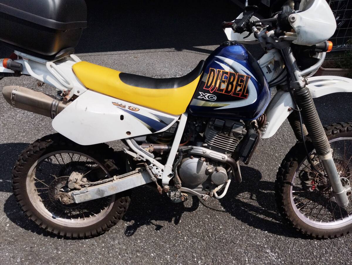 Yahoo!オークション - スズキ ジェベルXC 250 車体