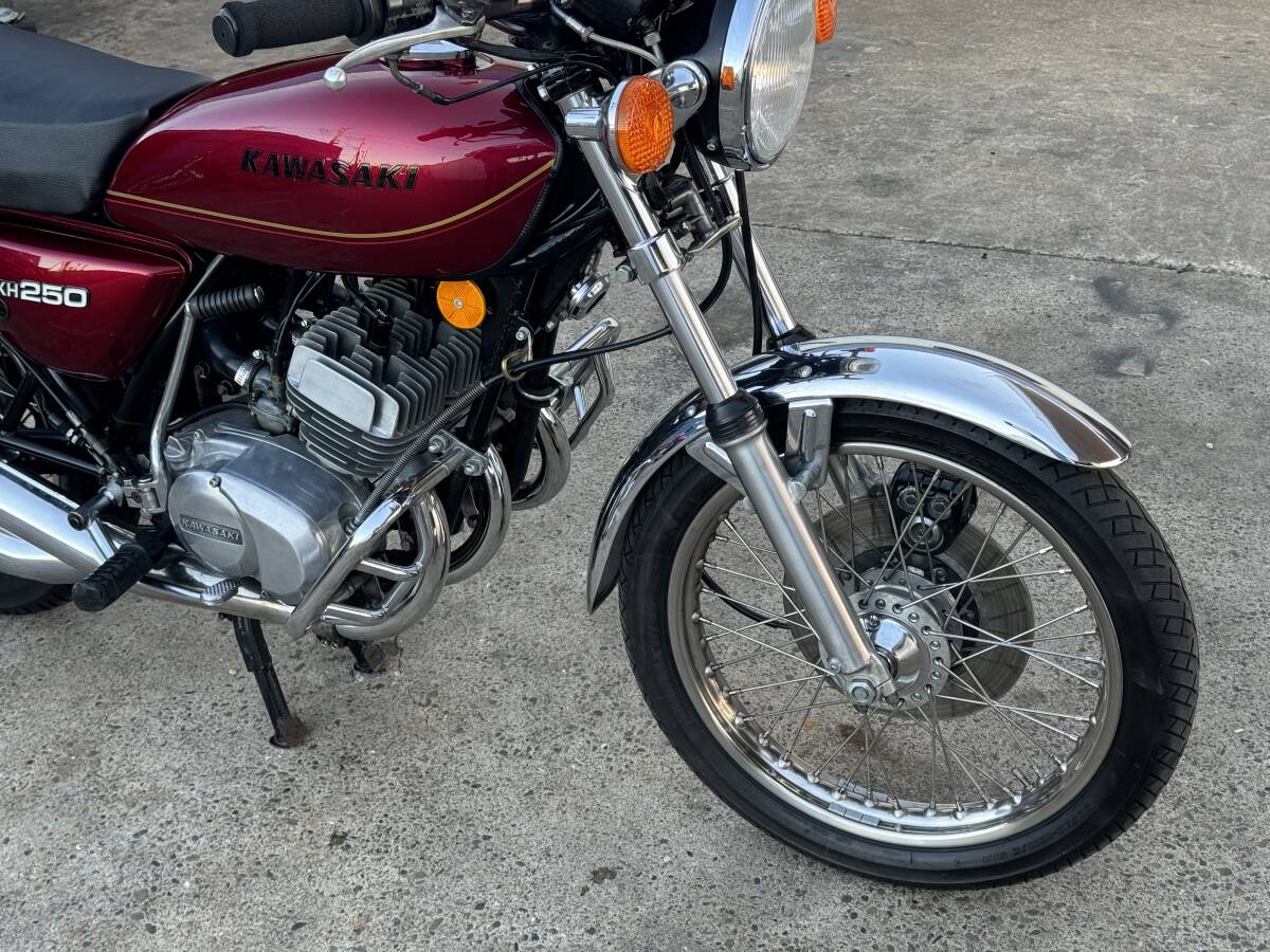 Yahoo!オークション - カワサキ KH250 全体的とても綺麗 エンジン絶好...