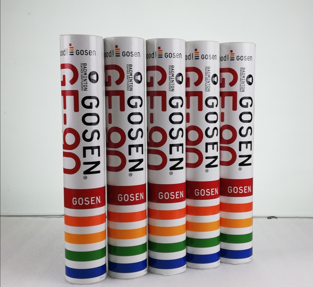 Yahoo!オークション - GOSEN 【ゴーセン】シャトル フェザー90 ブルー...