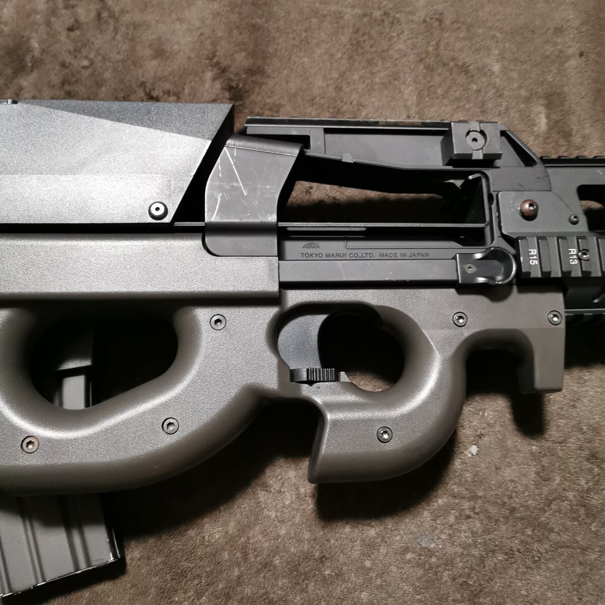 Yahoo!オークション - 【動作確認済】 東京マルイ P90 サイレンサー M4...