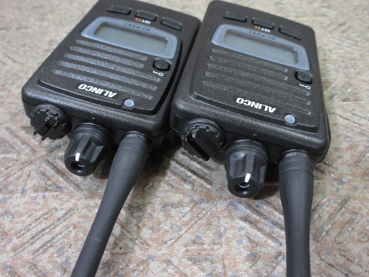 Yahoo!オークション - 【2台セット】ALINCO (アルインコ) / DJ-P221 特...