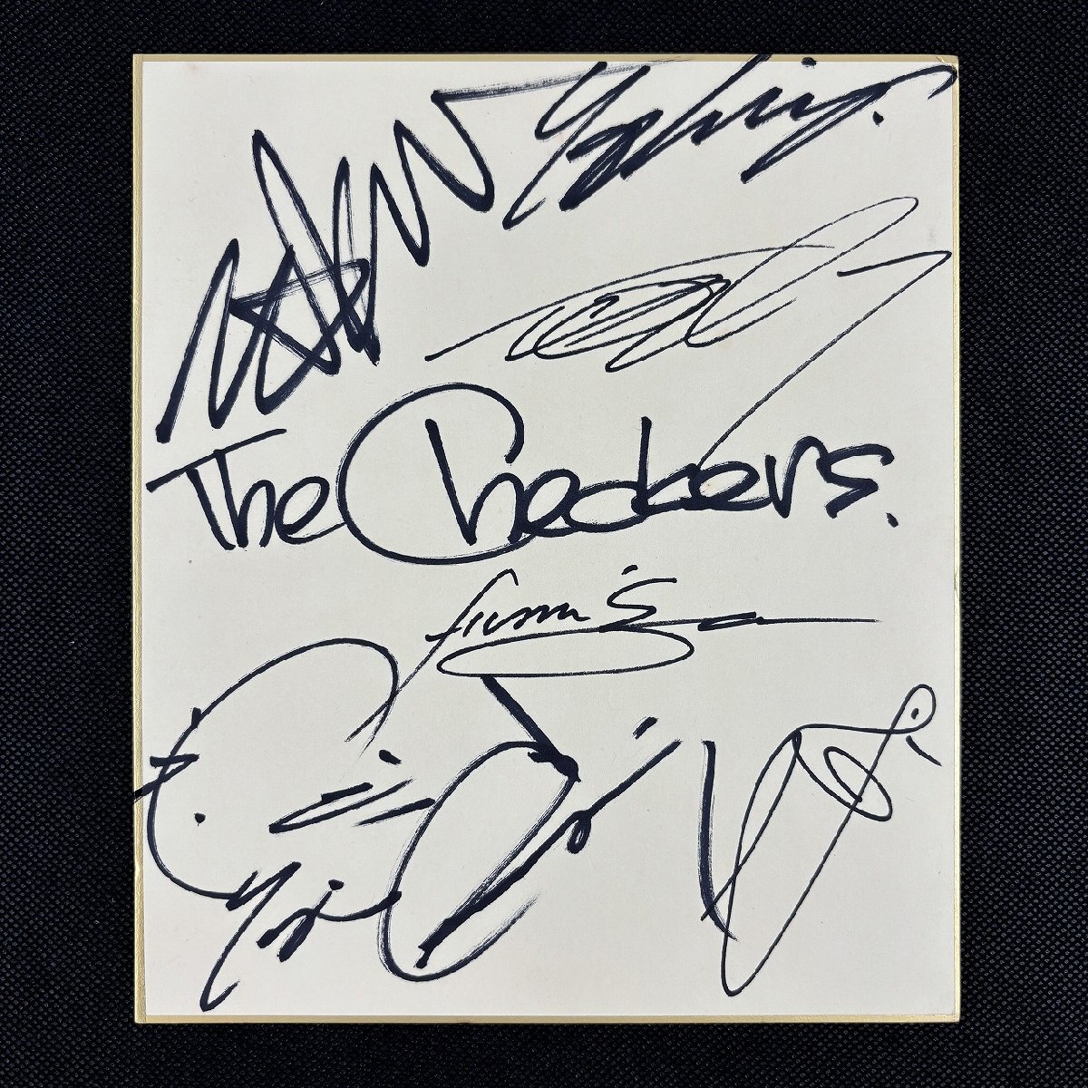 Yahoo!オークション - 長 K33/サイン色紙/チェッカーズ（THE CHECKERS...